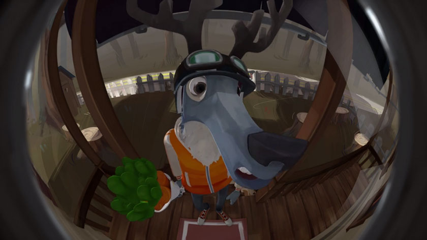 鹿頭のボーイフレンドの短編アニメ『Meet Buck』 | しちごろく