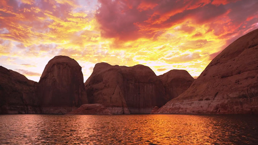 HD1080pの4倍の解像度なアメリカ南西部の大自然の映像『TimeScapes 4K』 | しちごろく