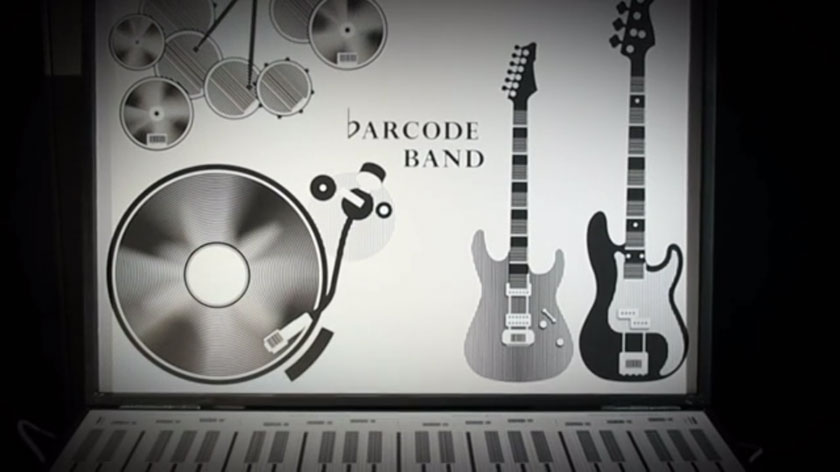 バーコードで演奏する『Barcode band』 | しちごろく